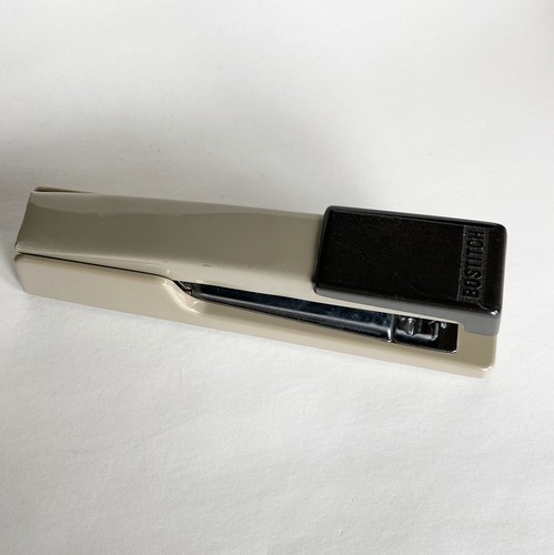 Vintage Bostitch Deluxe Beige Desk Stapler Model B440 | eBay
