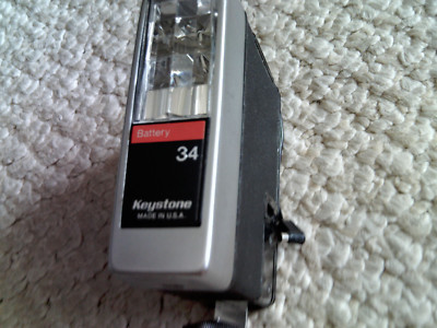 VINTAGE KEYSTONE Battery Electronic Flash 34 For CAMERA PHOTOGRAPHIC ...