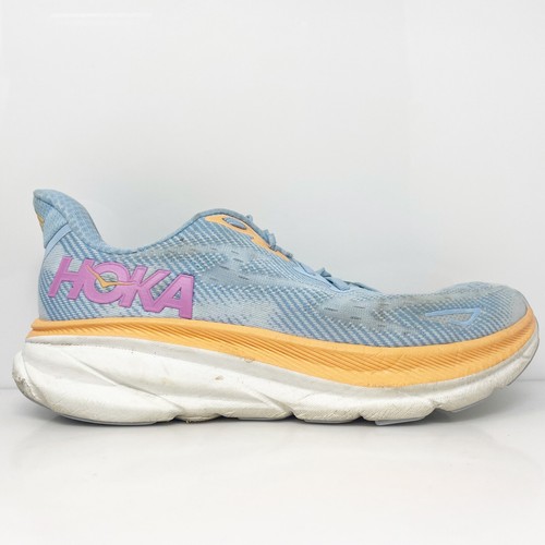 Hoka One One Womens Clifton 9 1127896 ABIW Blue Running Shoes Sneakers Size 9 B | eBay