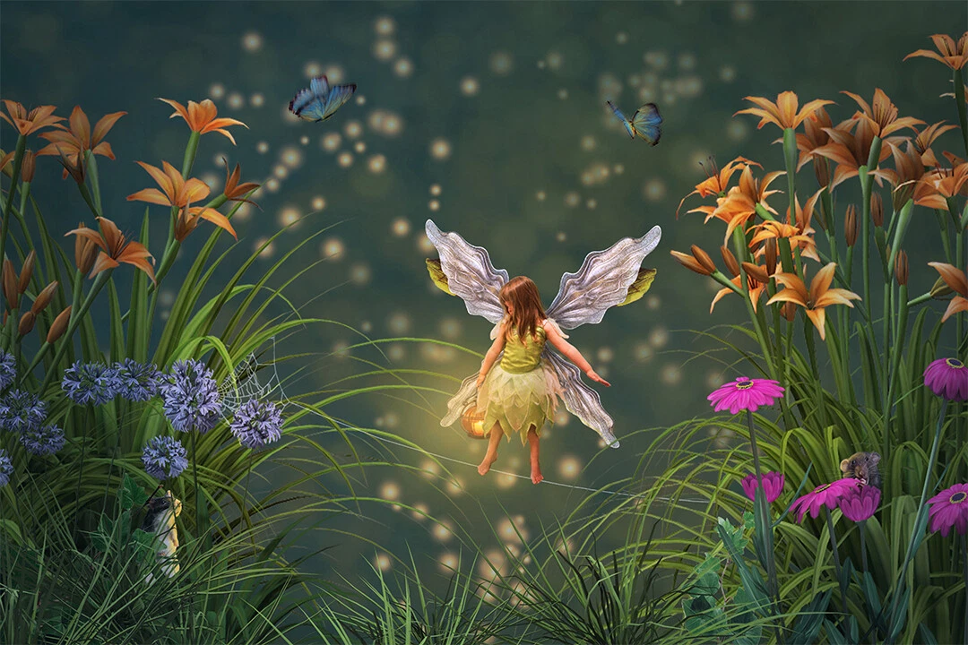 Tinkerbell Garden Wallpaper