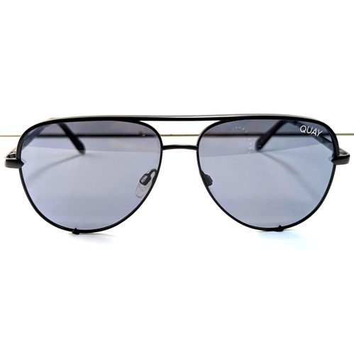 Quay High Key Micro 126 Polarized Unisex Sunglasses Black Smoke Unisex ...