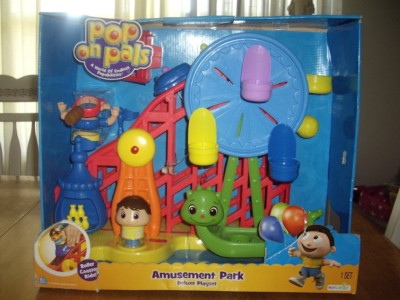 NEW Spin Master Pop On Pals Amusement Park Deluxe Playset Interactive ...