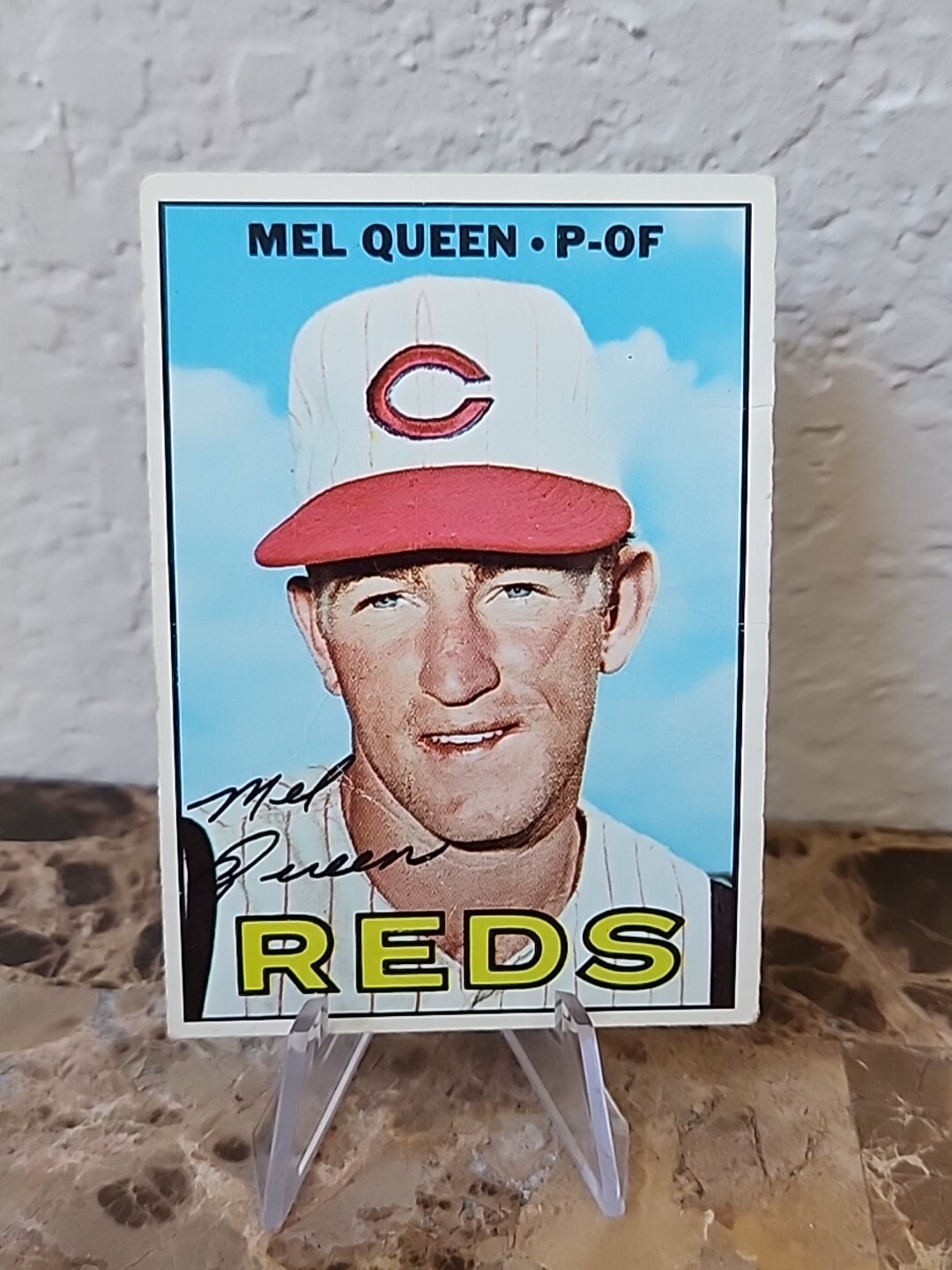 1967 Topps #374 Mel Queen Reds | eBay