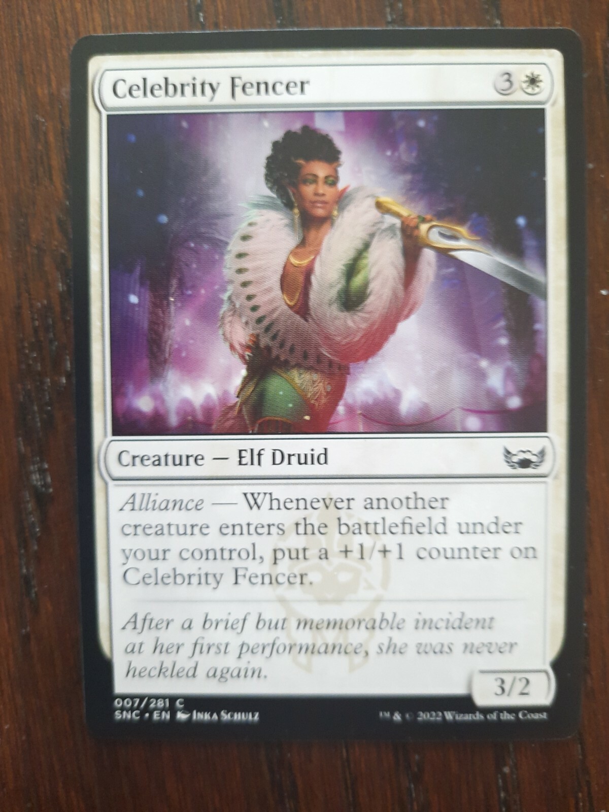 Celebrity Fencer *Common* Magic MtG x1 SNC Streets of New Capenna | eBay