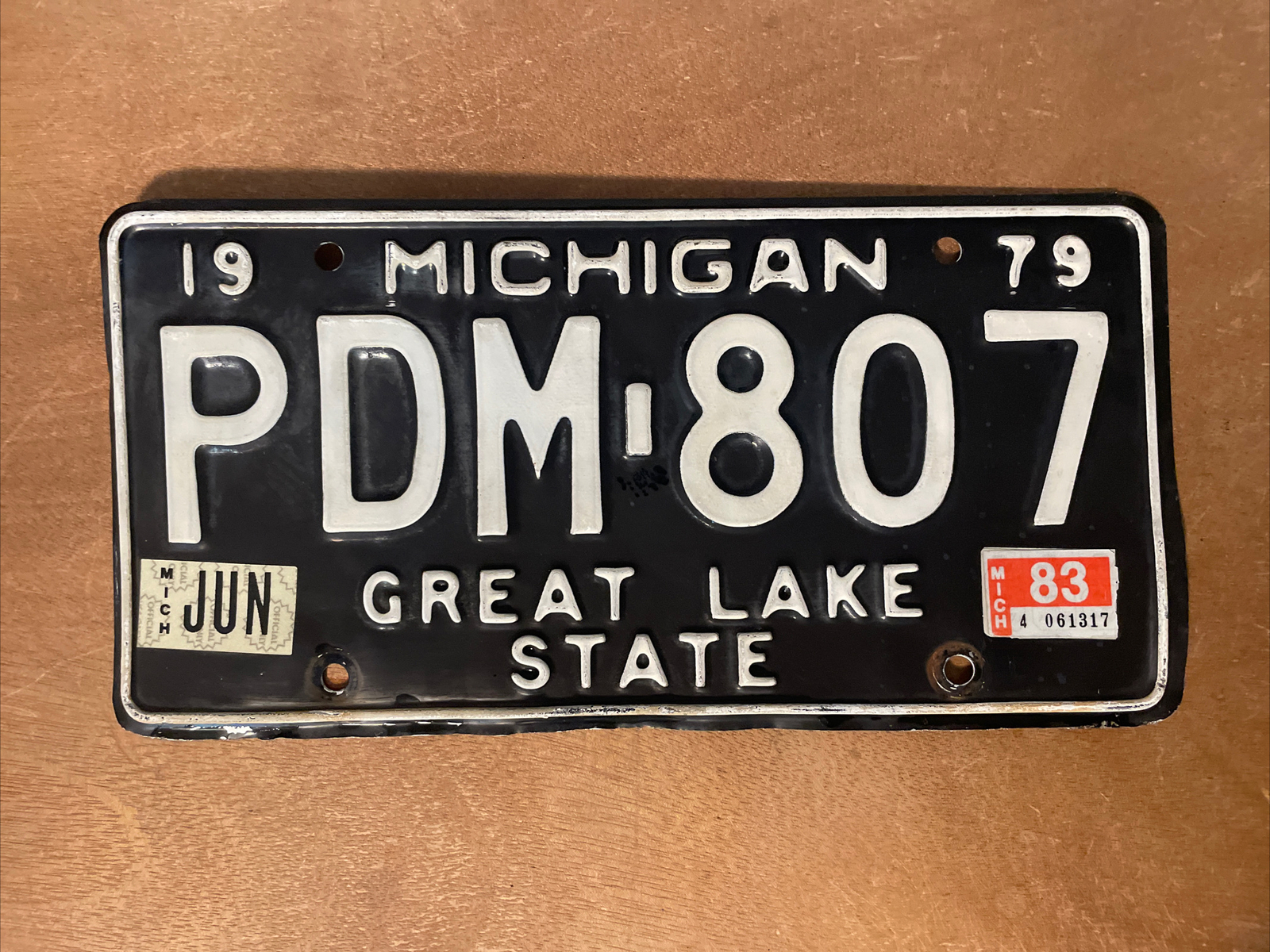 1979 1983 Michigan License Plate # PDM-807 | eBay