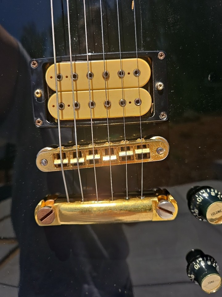 1977 Gibson Les Paul Custom Black Vintage With Ohsc Original Case | eBay