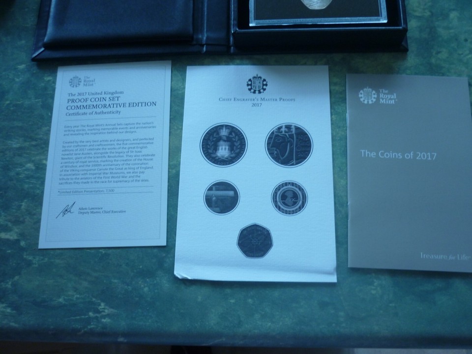 The Royal Mint 2017 UK Proof Coin Set - Commemorative Limited Edition ...