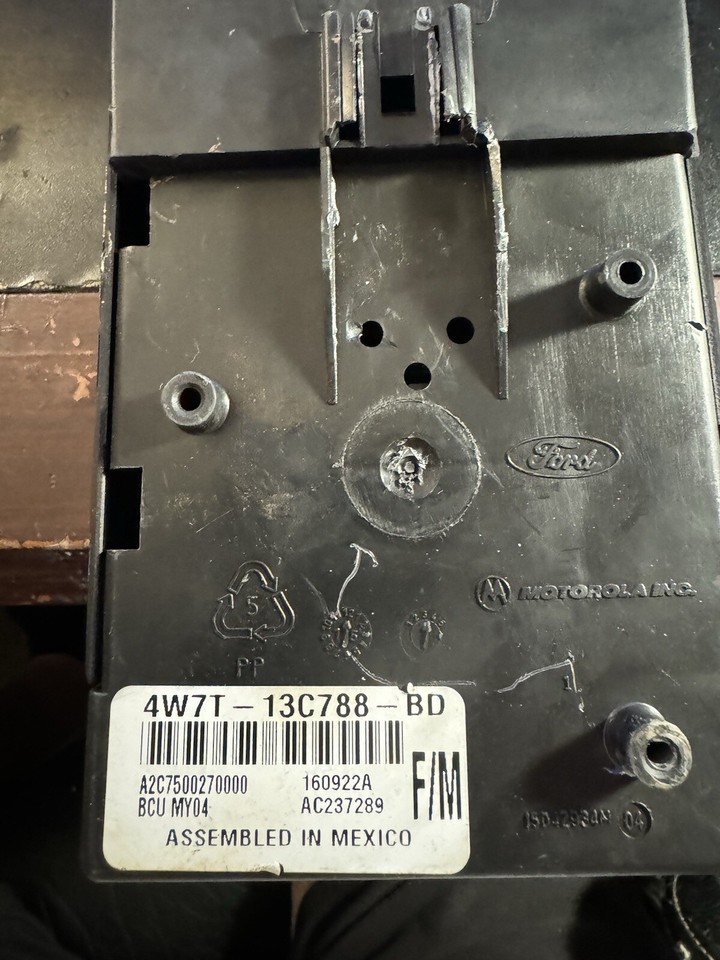 03-05 FORD CROWN VIC MARQUIS LIGHTING CONTROL MODULE 4W7T-13C788-BB/BD ...