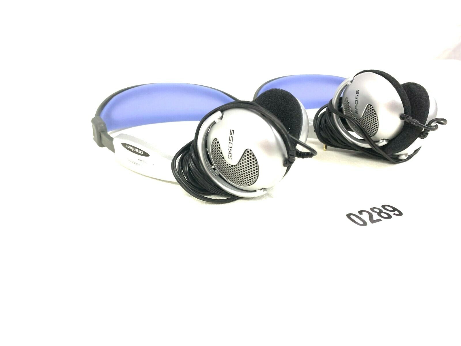 Koss KTX Pro 1 Titanium Portable Headphone W/Volume Control #0289 (LOT ...