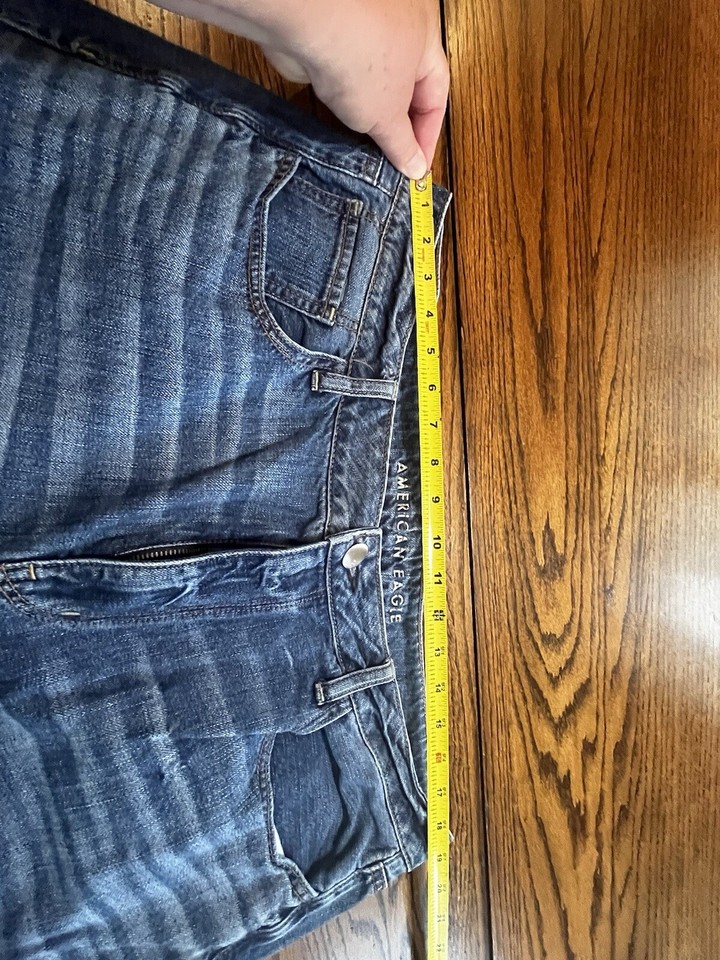 American Eagle Hi-Rise Tomgirl Jeans Womens Size 18 Medium Wash | eBay