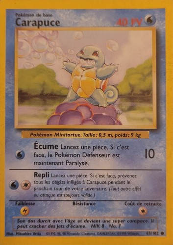 Carapuce 63/102 Wizard Of The Coast | eBay