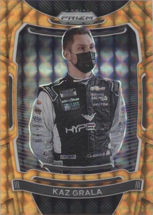 2021 Panini Prizm - Kaz Grala #29 Reactive Orange Prizm for sale online ...