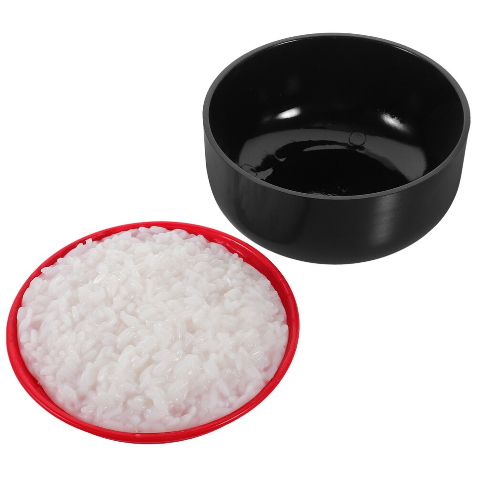 Artificial Rice Shop Window Display Faux Food Prop Simulated Food Toy ...