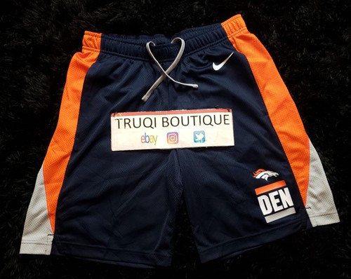 Nike NFL Team Gym Training Mesh Shorts Denver Broncos Navy Size Medium ...
