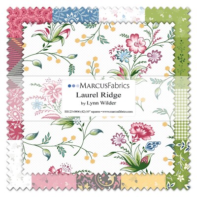 10in Squares Laurel Ridge, 42pc Marcus Fabric Cotton Layer Cake Lynn ...