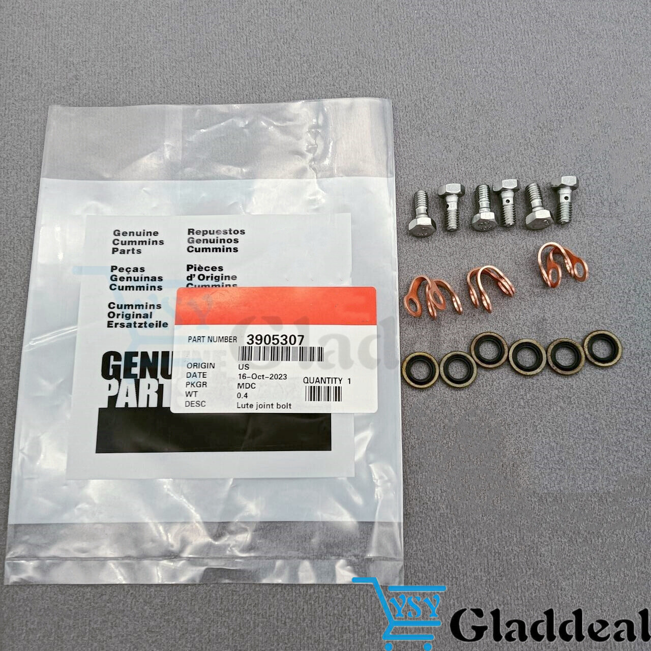 Fuel Return line Bolt kit for Dodge Cummins 89-98 12v 4bt 6bt 6ct ...