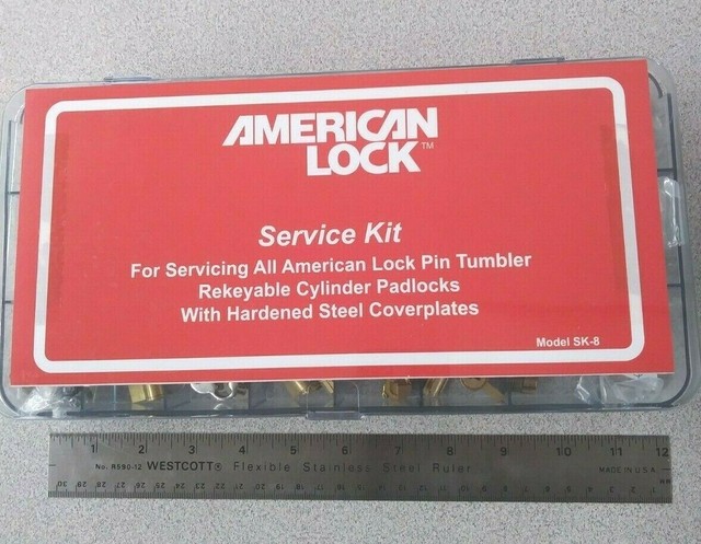 American Lock ASK8 Padlock Service & Pin Kit for sale online | eBay