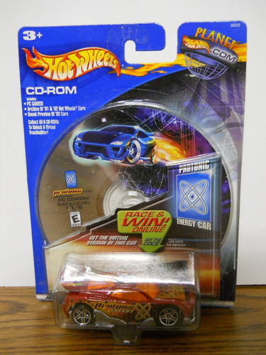 Hot Wheels Car & CD-ROM Protonic Energy Car #3 of 6 Mattel 2001, PC ...