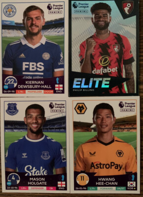 PANINI FOOTBALL 2023 PREMIER LEAGUE STICKERS 226 - 433 | eBay