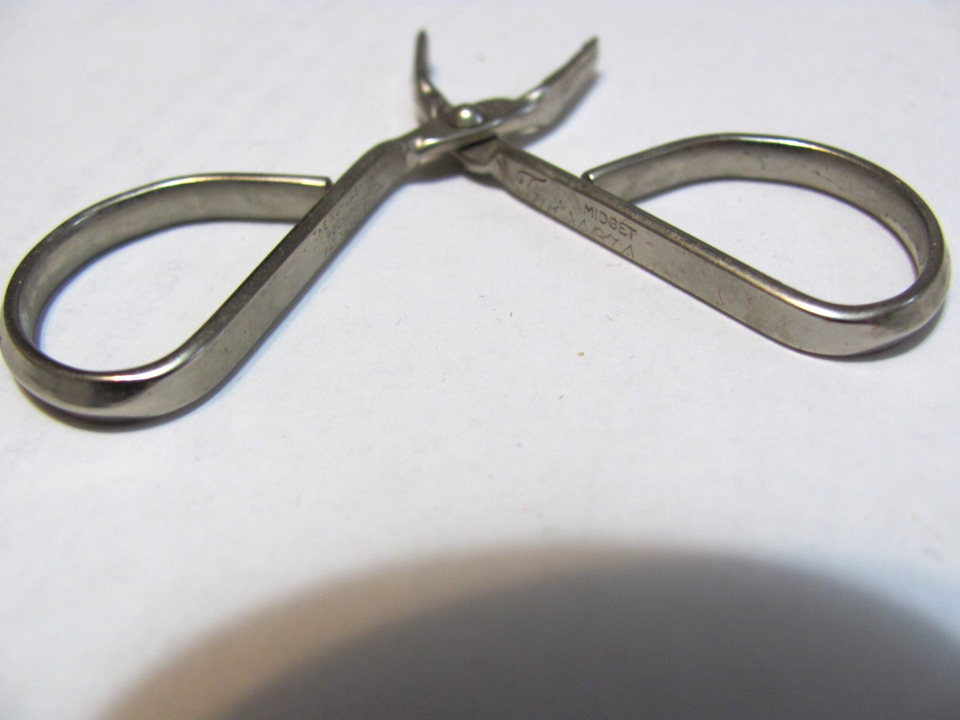 Vintage Purse Style Midget Professional Kurlash Scissor Handle Tweezers ...