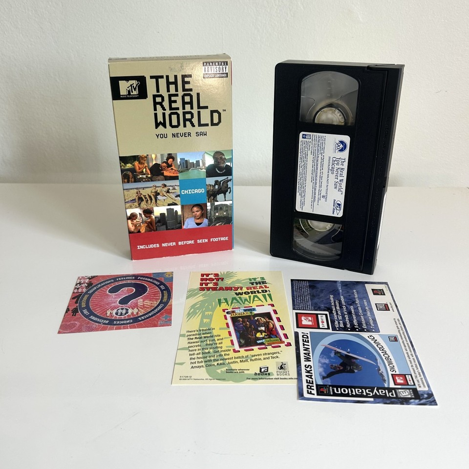 MTV The Real World VHS Lot 5 Tapes New Orleans Hawaii Chicago More ...