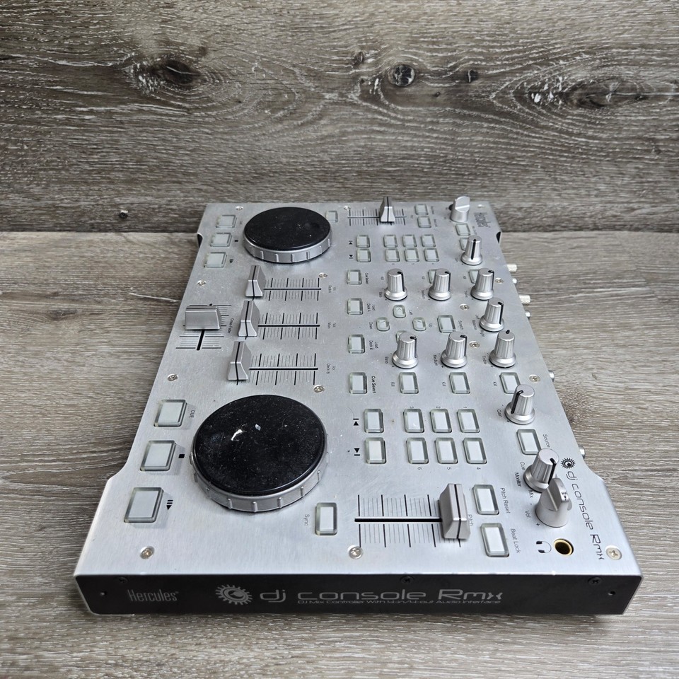Hercules Dj Console Rmx Dj Controller 4-in/4-out Audio & carrying case ...