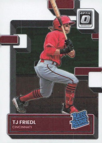 2022 Donruss Optic Baseball TJ Friedl #83 Rated Rookie | eBay