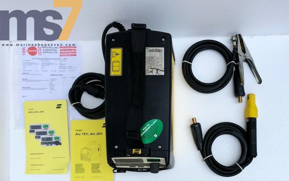 ESAB CADDY ARC 201i COMPACT PORTABLE DIGITAL INVERTER TIG WELDING ...