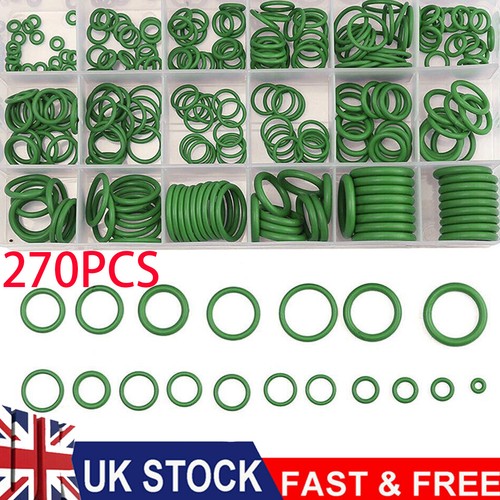 270Pcs 18 Size Air Conditioning Rubber O-Ring Seal Assortment Kit Air ...