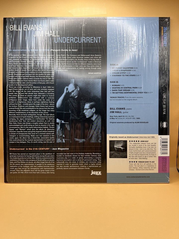 UNDERCURRENT (COLOURED VINYL) by Bill Evans & Jim Hall | eBay