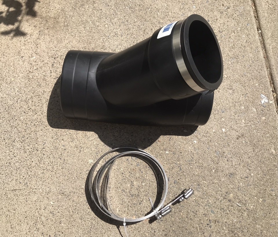 Fernco TSW-4 Flexible Tap Saddle Wye For Pipe Size 4" | eBay