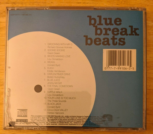 Blue Break Beats, Vol. 1 by Various Artists (CD, Apr-1993, Blue Note ...