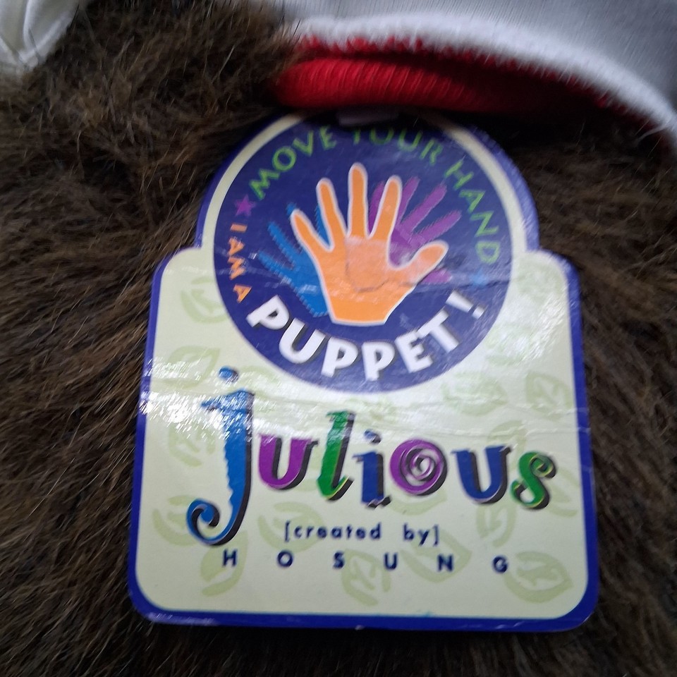 Vintage Rastafari Jamaican Hosung Plush Monkey Hand Puppet Shirt ...