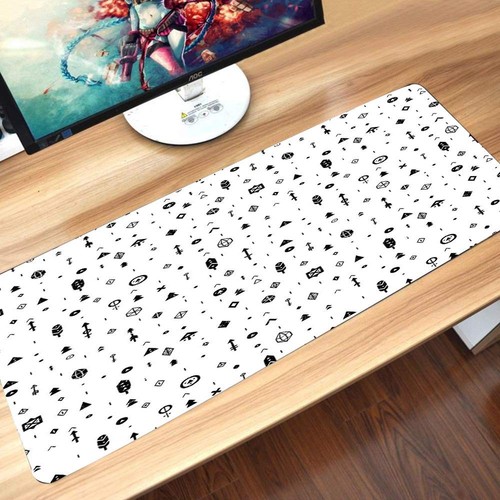 Gaming Mouse Mat Rubber Base, Tribal Simple Background with Arrow ...