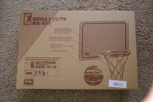Wilson x Bodega Collab Mini Basketball Hoop | eBay