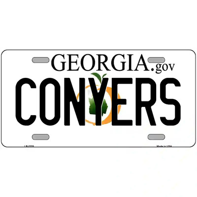 Conyers Georgia 24" X 12" Large Metal Sign | eBay
