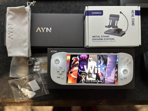 Ayn Odin 2 Portal Pro 512 Gb with Clear Grip, SD Card, Dock, Buttons ...