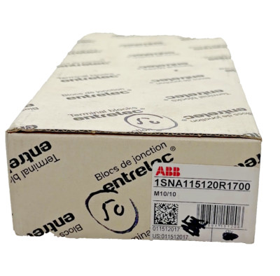 *New in Box of 50* ABB Entrelec 1SNA115120R1700 Terminal Block M10/10 ...