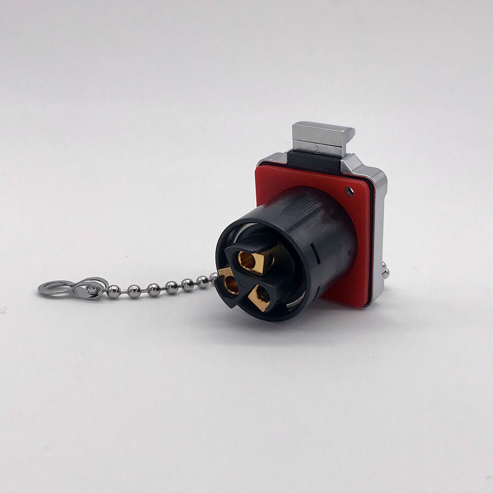 CNLINKO 3 Pin 25A Power Connector Female Socket Receptacle,Waterproof ...