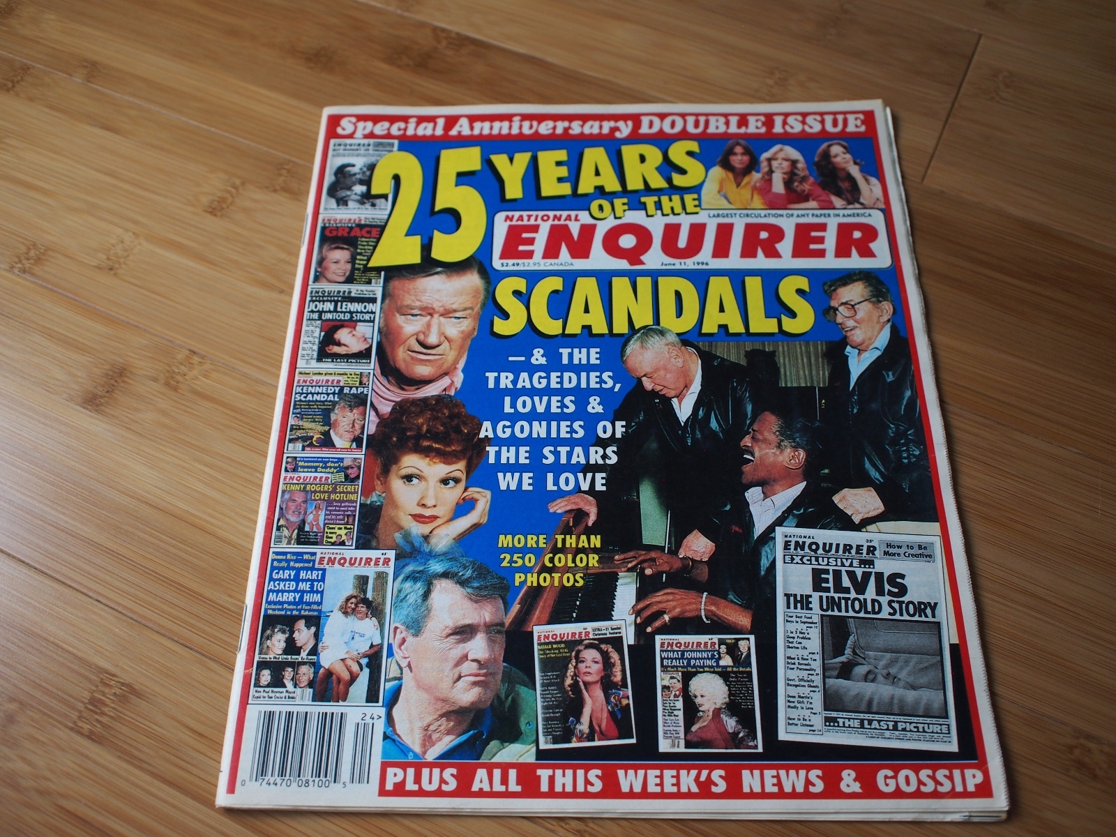 1996 NATIONAL ENQUIRER Newspaper Mag FARRAH JACLYN SMITH KATE JACKSON ...