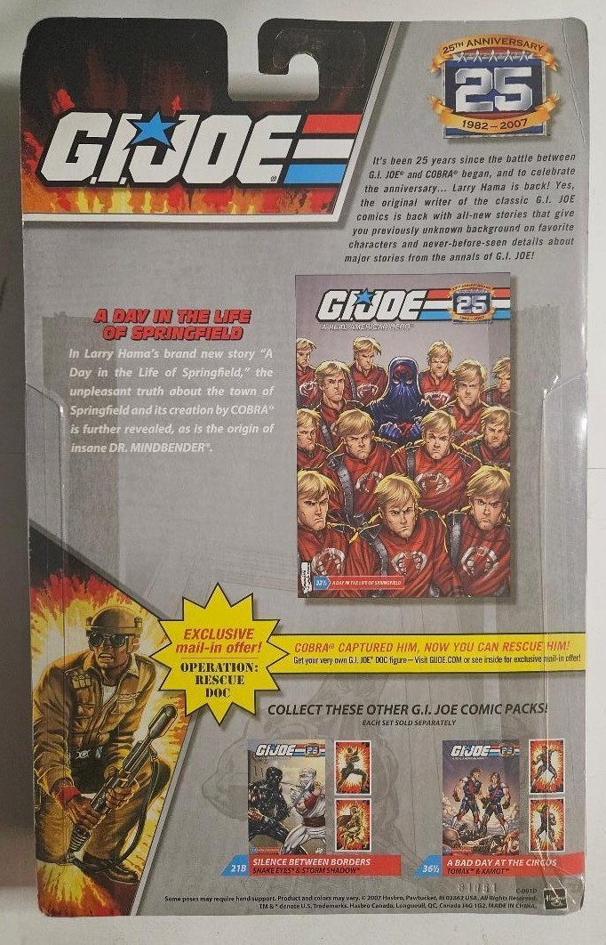 Hasbro GI Joe 25th Anniversary Comic 2 Pack | eBay