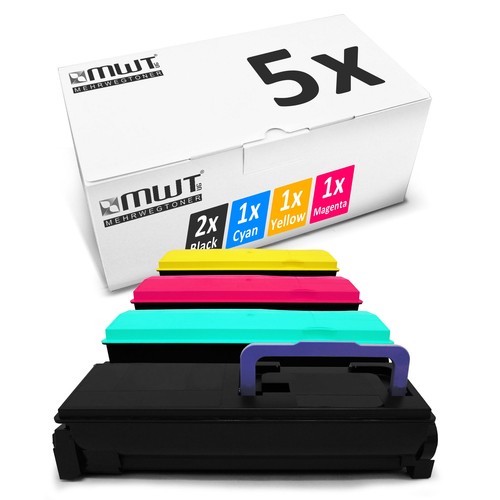 5x MWT Cartucho de Repuesto Kyocera TK 550 C Y TK550 4060234019496| eBay