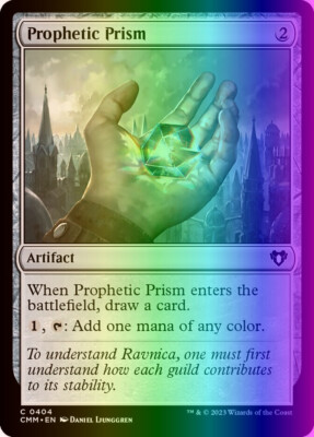 MTG Magic the Gathering Prophetic Prism (404/1173) Commander Masters NM ...