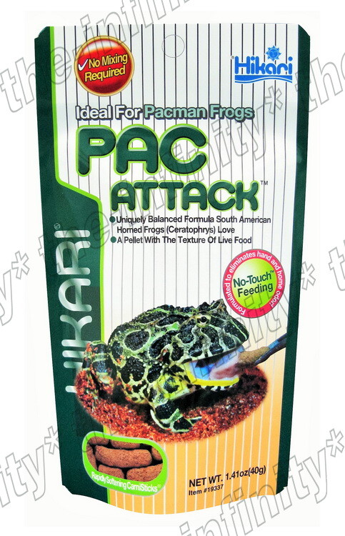 HIKARI PAC ATTACK PACMAN FLOG FOOD STICK FEEDING DUET PELLET ...
