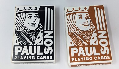 PAULSON Playing Cards Lot Of 2 Decks - Golden Nugget, Tukwila WA ...