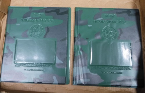 U.S. ARMY EQUIPMENT RECORD FOLDER. UNISSUED COND. LOT OF 2 FREE ...