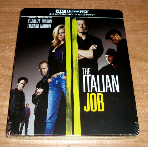 The Italian Job 4K UHD+BLU-RAY Nuovo Sigillato Steelbook Azione | eBay