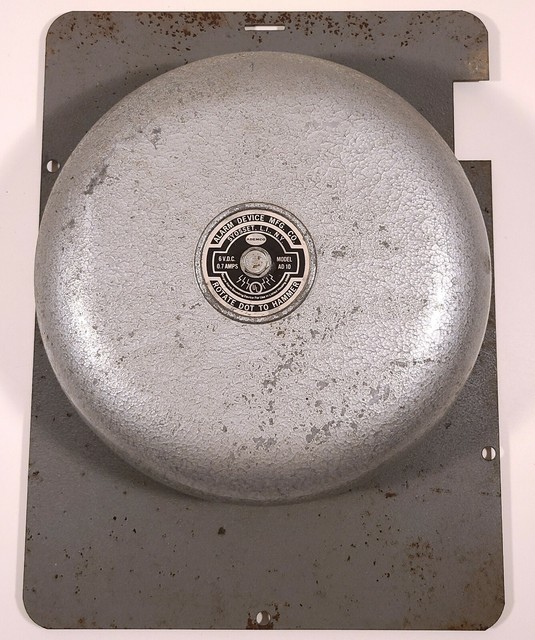 Vintage ADEMCO 10" Alarm Bell Model AD 10 6v DC for sale online | eBay