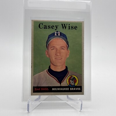 1958 Topps Casey Wise Baseball Card #247 EX Quality #4 FREE SHIPPING | eBay