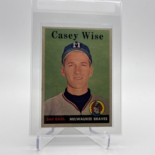 1958 Topps Casey Wise Baseball Card #247 EX Quality #4 FREE SHIPPING | eBay